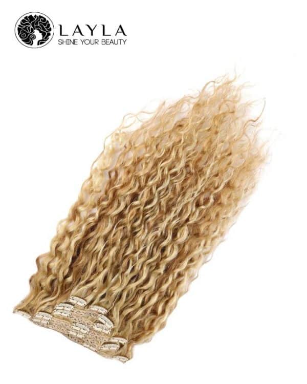 The Blonde Clip in Human Hair extensions | Layla Best Virgin Human hair