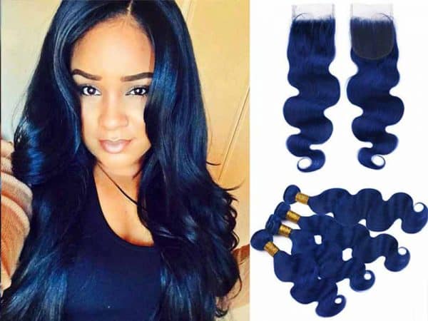 The Hollistic Aproach To Navy Blue Hair Extensions - Layla Hair - Shine ...