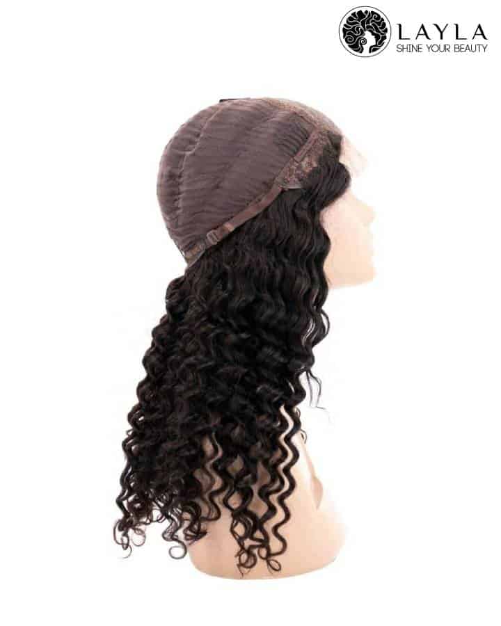 Deep Wavy Closure Wig Real Hair 22", 150% Density | Laylahair